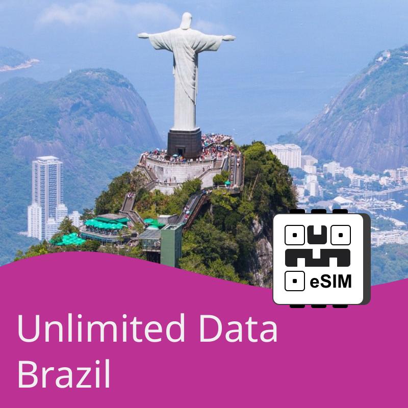 eSIM Brazil from $5.46 with Unlimited Data