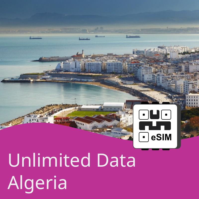 eSIM Algeria from $4.21 with Unlimited Data