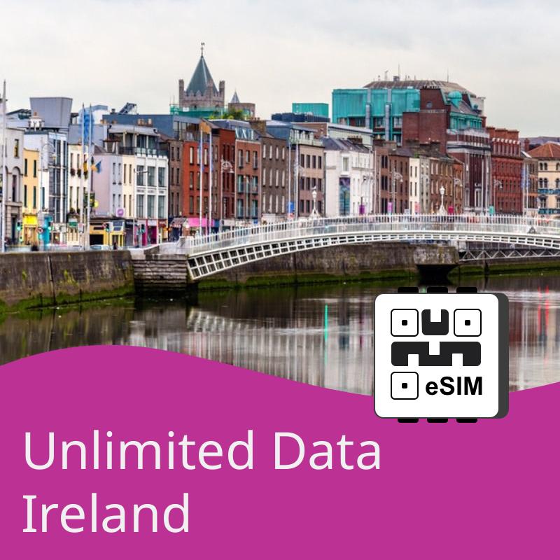 eSIM Ireland from $4.21 with Unlimited Data