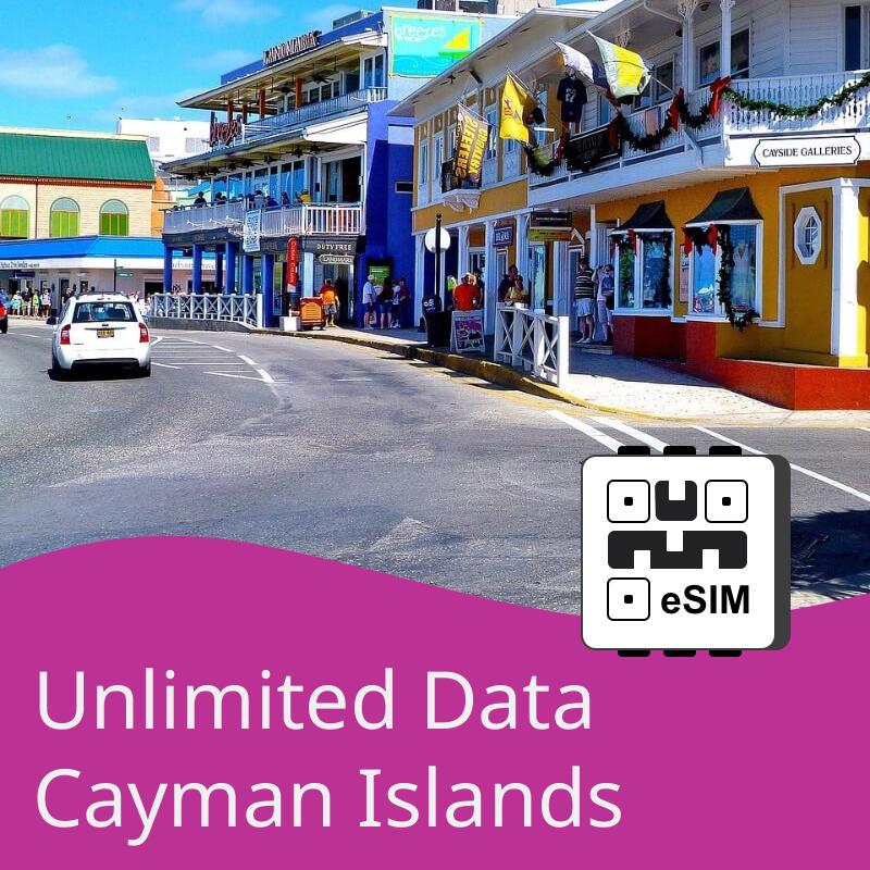 eSIM Cayman Islands from $7.98 with Unlimited Data