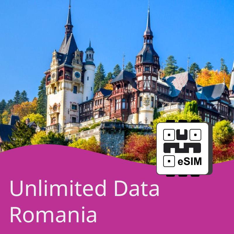 eSIM Romania from $4.21 with Unlimited Data